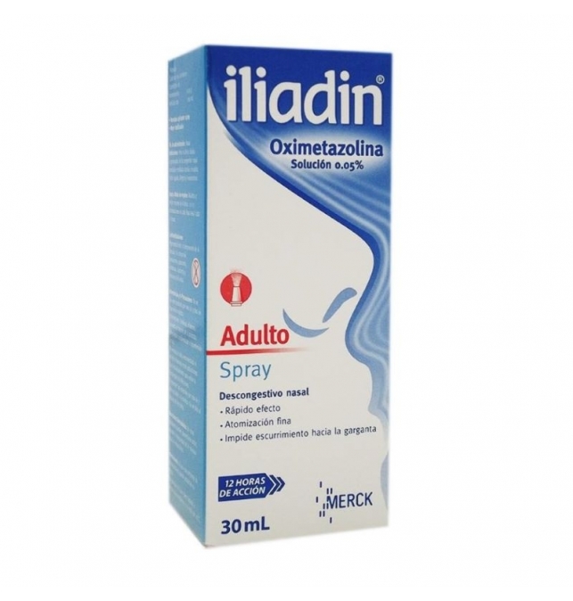 ILIADIN 0.05% CON 20 ML ADULTO SOLUCIÓN SPRAY NASAL