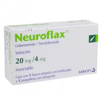 NEUROFLAX 20MG/4MG CON 1 FRASCO ÁMPULA Y 1 AMPOLLETA