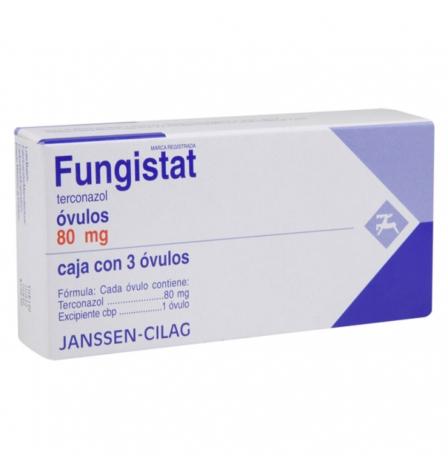 FUNGISTAT 80 MG CON 3 ÓVULOS