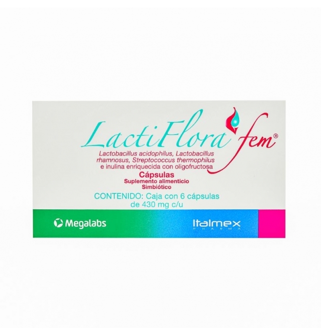 LACTIFLORA FEM CON 6 CÁPSULAS VAGINALES