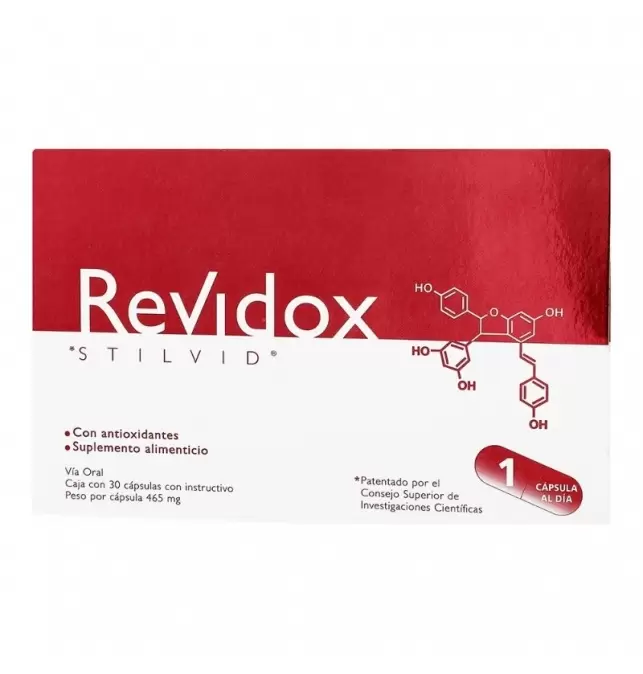 REVIDOX SUPLEMENTO ALIMENTICIO CON 30 CÁPSULAS