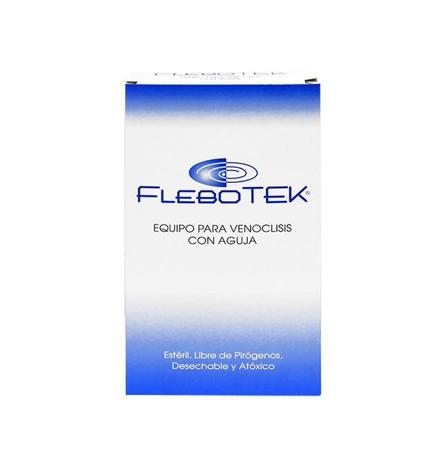 FLEBOTEK EQUIPO PARA VENOCLISIS CON AGUJA