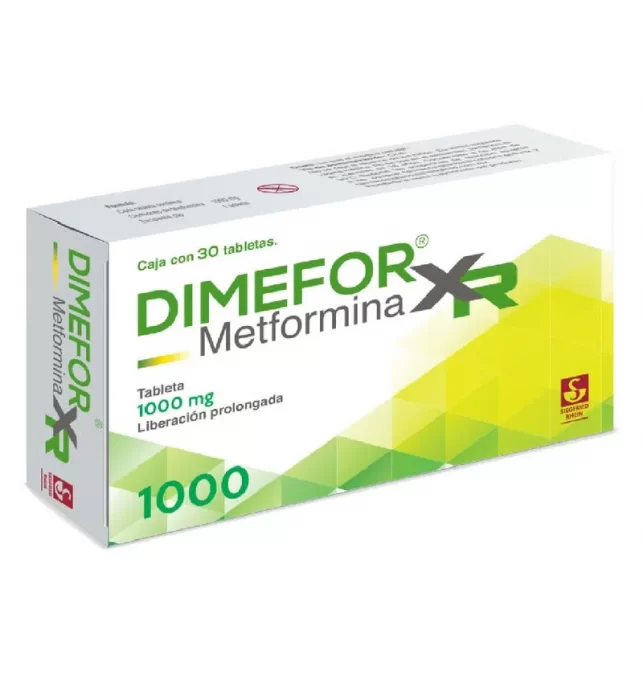 DIMEFOR XR 1000 MG TAB 30