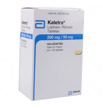 KALETRA 200MG/50MG CON 120 TABLETAS