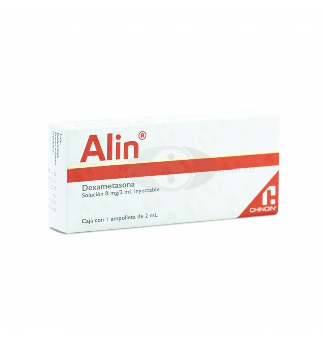 ALIN 8MG/2ML SOLUCIÓN INYECTABLE CON 1 AMPOLLETA DE 2 ML