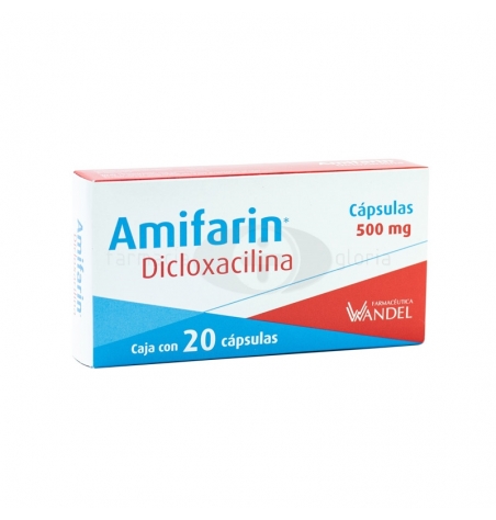 AMIFARIN 500 MG CON 20 CÁPSULAS