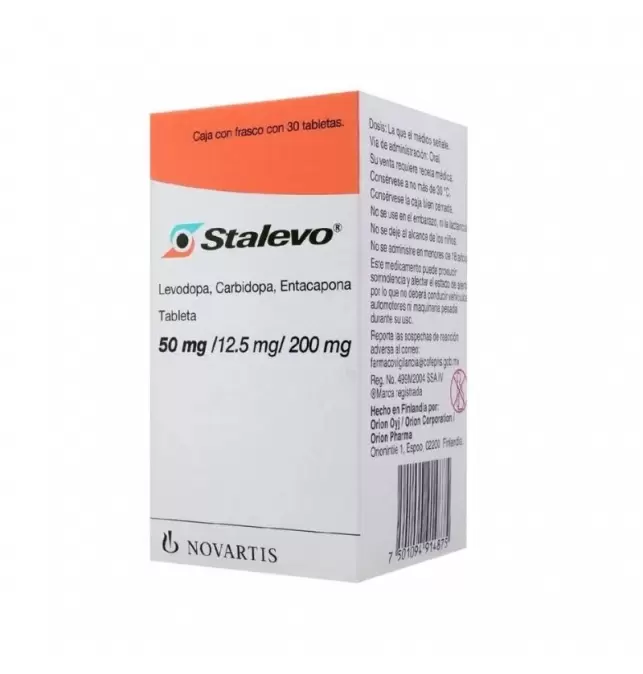 Stalevo 50Mg/12.5Mg/200Mg Caja con 30 Tabletas