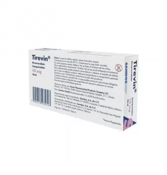 Tirevin 10Mg Caja con 30 Comprimidos