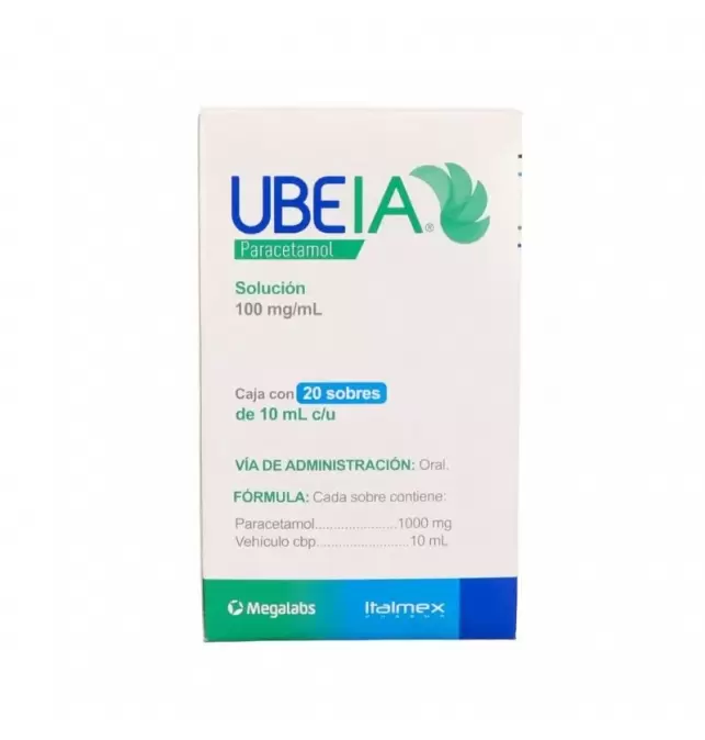Ubeia 100Mg/Ml Sobres: Alivio Efectivo Dolor y Fiebre