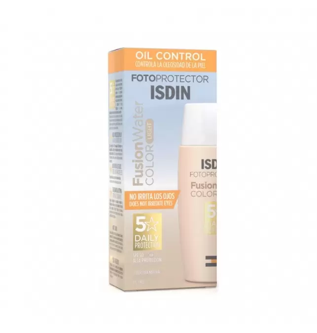 Fotoprotector Fusion Water Color Light Spf 50 Isdin 50 Ml