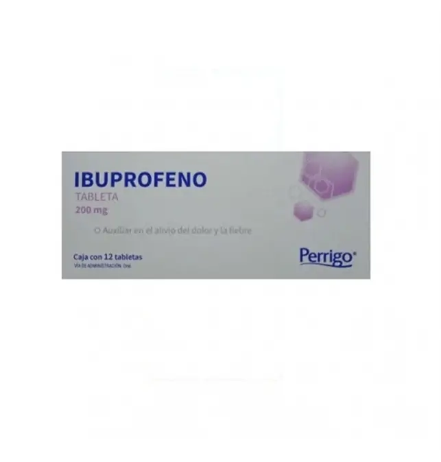 Ibuprofeno Perrigo 200Mg Con 12 Tabletas