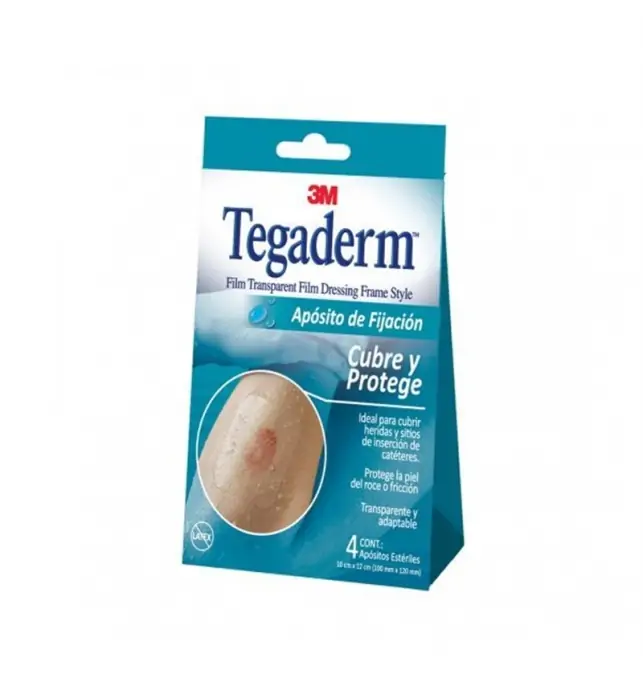 Apósito Tegaderm 10x12 cm, 4 Piezas