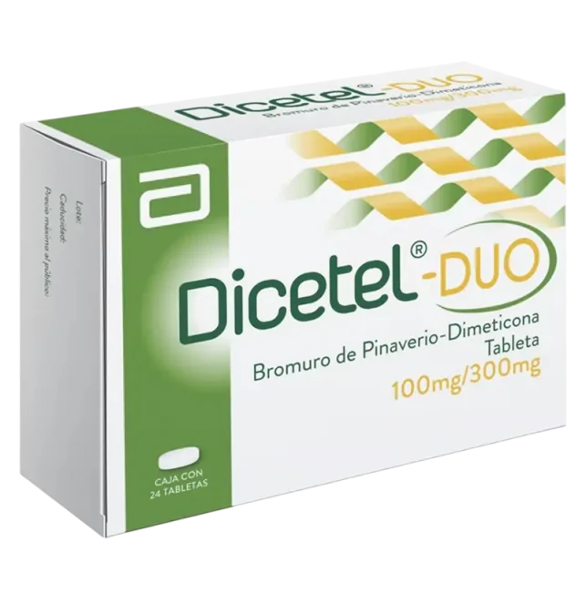 Dicetel Duo 100/300 MG 24 Tabletas | Precio y Usos