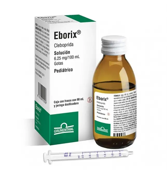 Eborix Pediátrico Gotas 90 ML | Precio y Usos en Farmacia Gloria