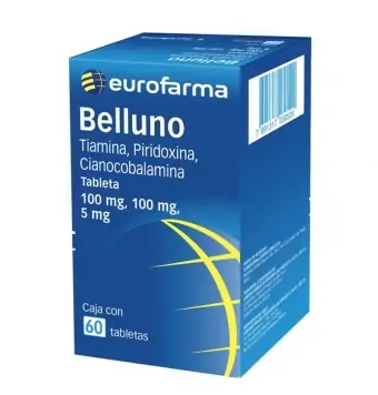 Belluno 100 Mg / 100 Mg / 5 Mg 60 Tabletas | Precio y Usos