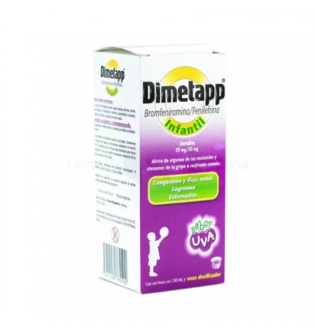 DIMETAPP INFANTIL 20MG/50MG JARABE CON 150 ML