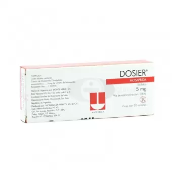 DOSIER 5 MG CON 30 COMPRIMIDOS