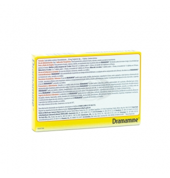 DRAMAMINE 50 MG CON 24 TABLETAS