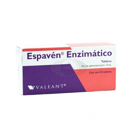 ESPAVEN ENZIMÁTICO 130MG/40MG CON 50 TABLETAS