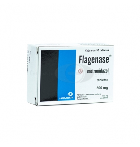 FLAGENASE 500 MG CON 30 TABLETAS