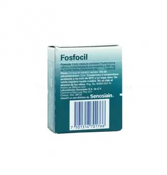 FOSFOCIL 500 MG CON 12 CÁPSULAS