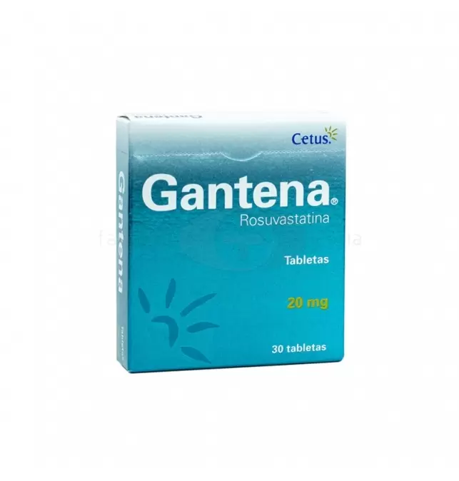 GANTENA 20 MG CON 30 TABLETAS