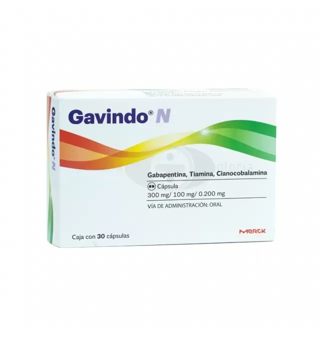Gavindo N 300 MG / 100 MG / 0.200 MG Con 30 Cápsulas