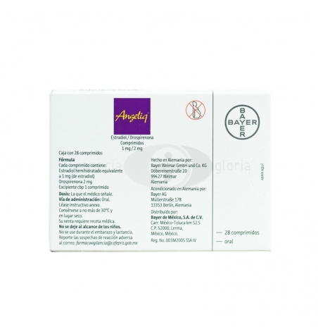 ANGELIQ 1MG/2MG CON 28 COMPRIMIDOS