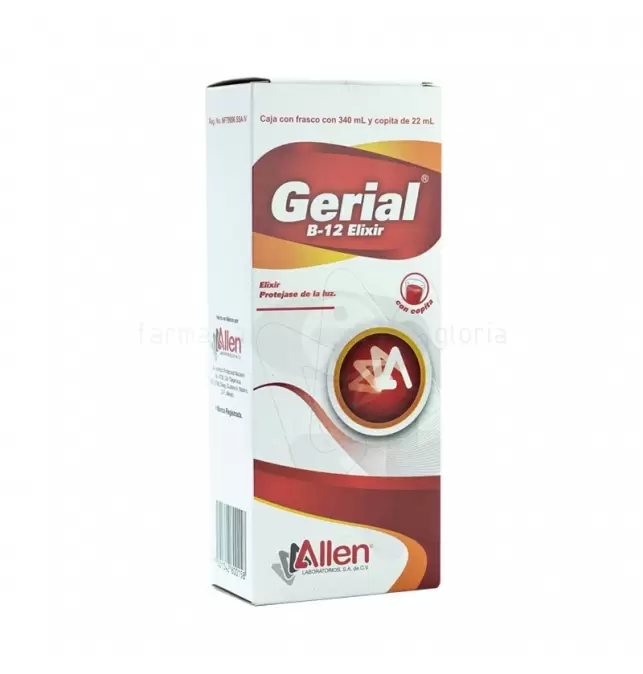 GERIAL B-12 FRASCO JARABE CON 340 ML