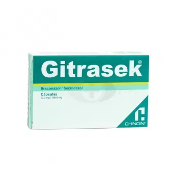 GITRASEK 33.3MG/166.6MG CON 12 CÁPSULAS