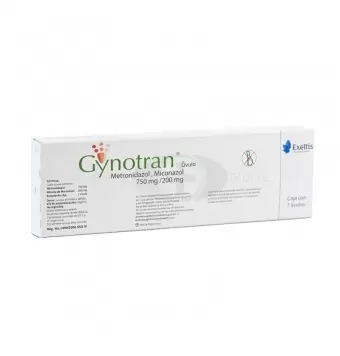 Gynotran 750 MG / 200 MG, 7 Óvulos Vaginales