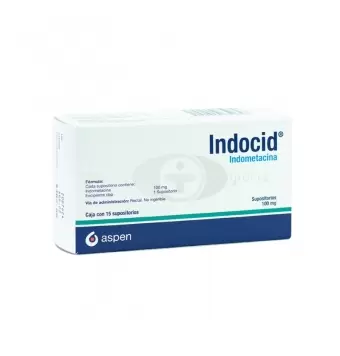INDOCID 100 MG CON 15 SUPOSITORIOS