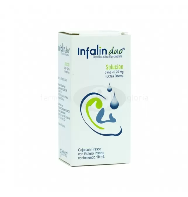 INFALIN DUO 3MG/0.25MG CON 10 ML SOLUCIÓN ÓTICA