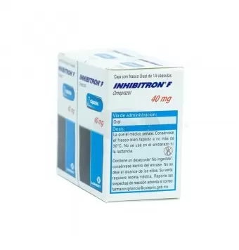 INHIBITRON F 40 MG CAJA DUAL CON 15 CÁPSULAS C/U