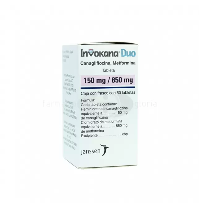 INVOKANA DUO 150MG/850MG CON 60 TABLETAS