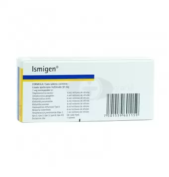 ISMIGEN 50 MG CON 10 TABLETAS SUBLINGUALES