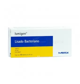 ISMIGEN 50 MG CON 30 TABLETAS SUBLINGUALES