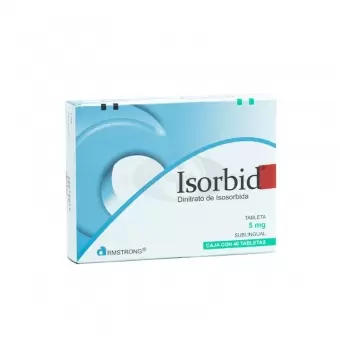 Isorbid 5 Mg Con 40 Tabletas Sublingual