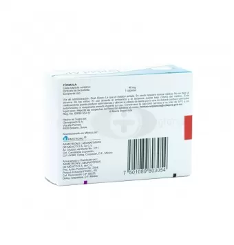 ISORBID AP 40 MG CON 40 TABLETAS