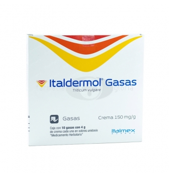ITALDERMOL 150MG/G 3 GASAS DE 4 G DE CREMA C/UNA