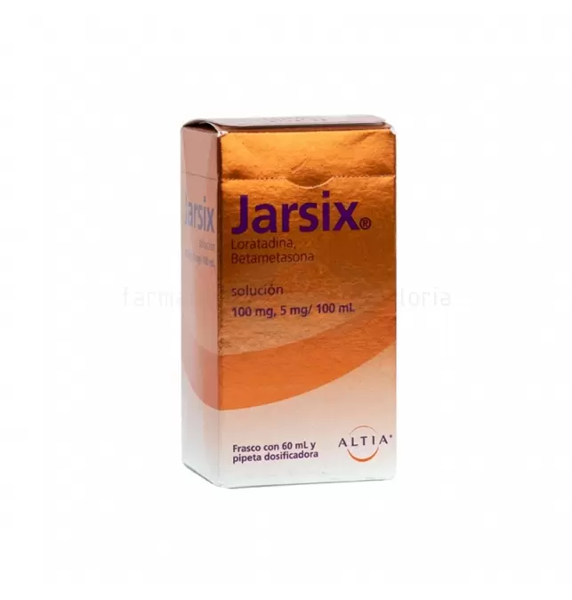Jarsix 100 MG / 5 MG / 100 ML Frasco 60 ML y Pipeta Solución