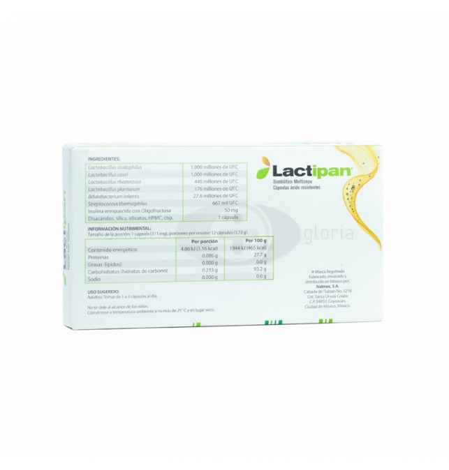LACTIPAN CON 12 CÁPSULAS