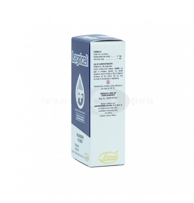 LAGRICEL OFTENO 4MG/ML FRASCO GOTERO DE 10 ML