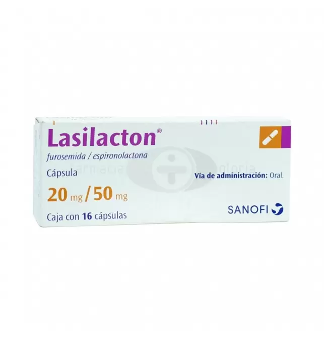 LASILACTON 50MG/20MG CON 16 CÁPSULAS