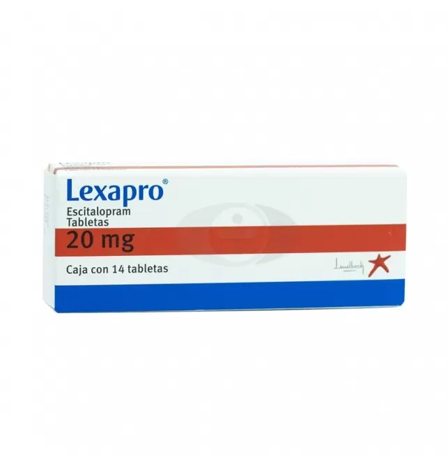 LEXAPRO 20 MG CON 14 TABLETAS