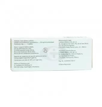 LEXAPRO 20 MG CON 14 TABLETAS