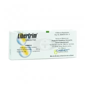 LIBERTRIM 100 MG CON 20 COMPRIMIDOS