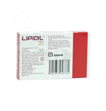 LIPIDIL 200 MG CON 28 CÁPSULAS