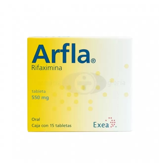 Arfla 550 MG 15 Tabletas - Para Alteraciones Gastrointestinales