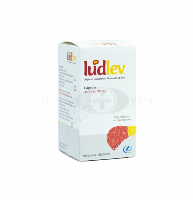 LUDLEV 46.2MG/300MG CON 60 CÁPSULAS